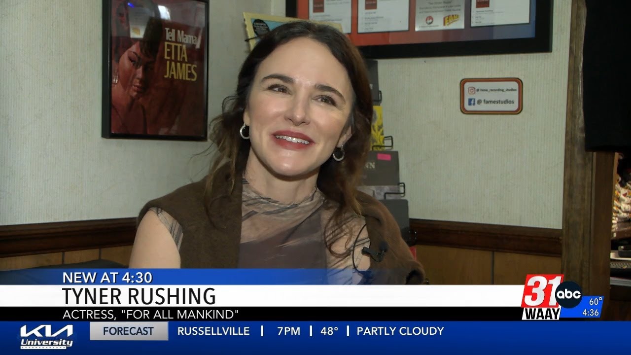 For All Mankind actress Tyner Rushing visits FAME Studios in the Shoals ...