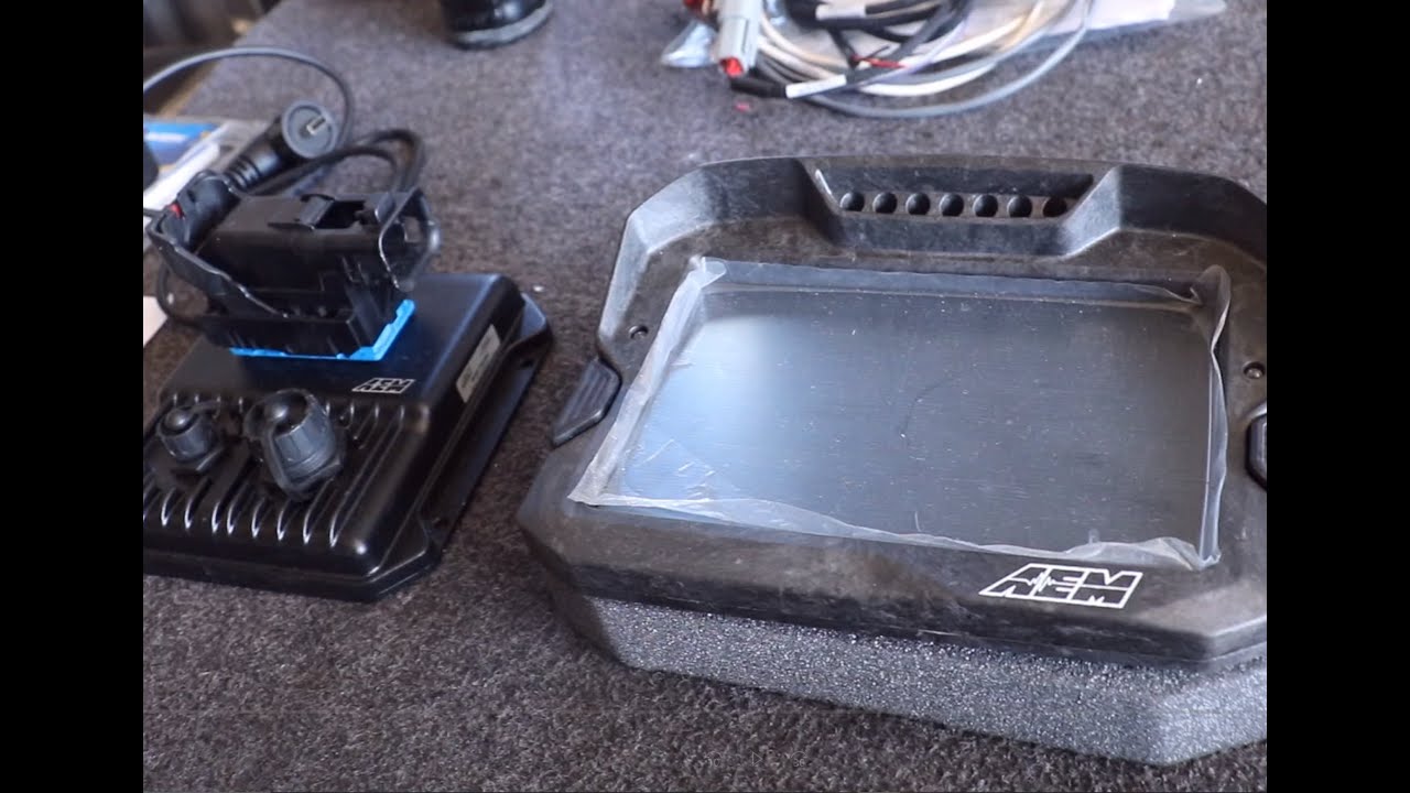 Install and Tuning AEM Infinity 508 and CD7 Dash - YouTube