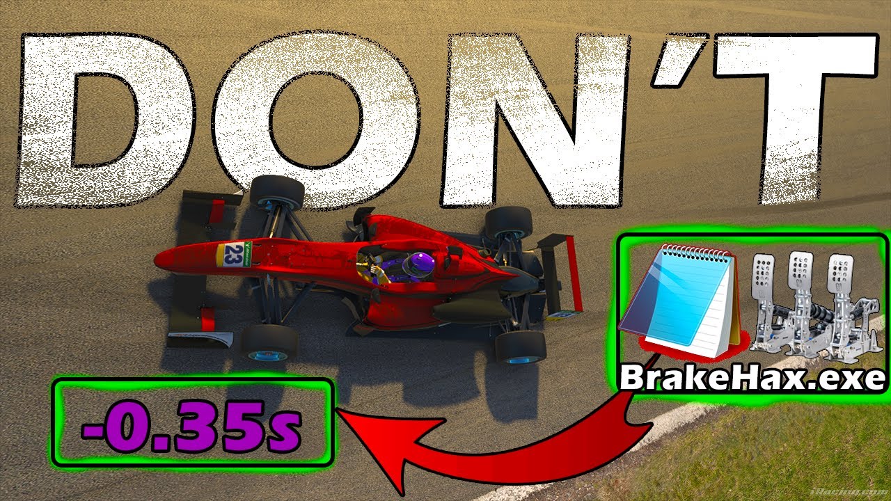 Should You Use the 'Brake Hack' in iRacing? - YouTube