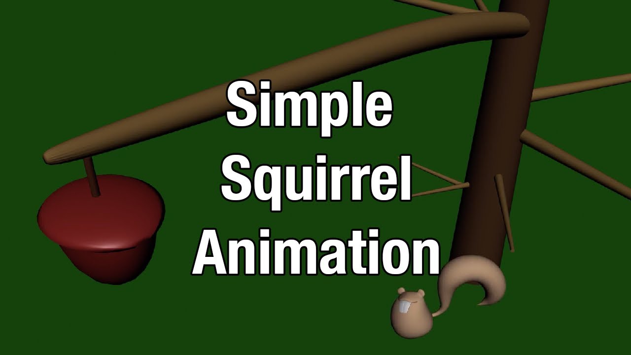 Simple Squirrel Animation for Computer Animation I - YouTube