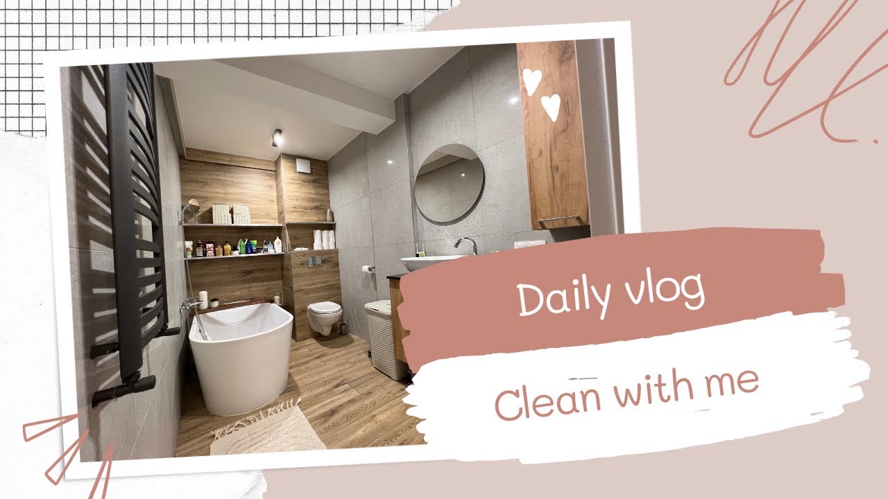DAILY VLOG : clean with me / sprzątam sypialnie i łazienkę🛁🛏️ clean ...