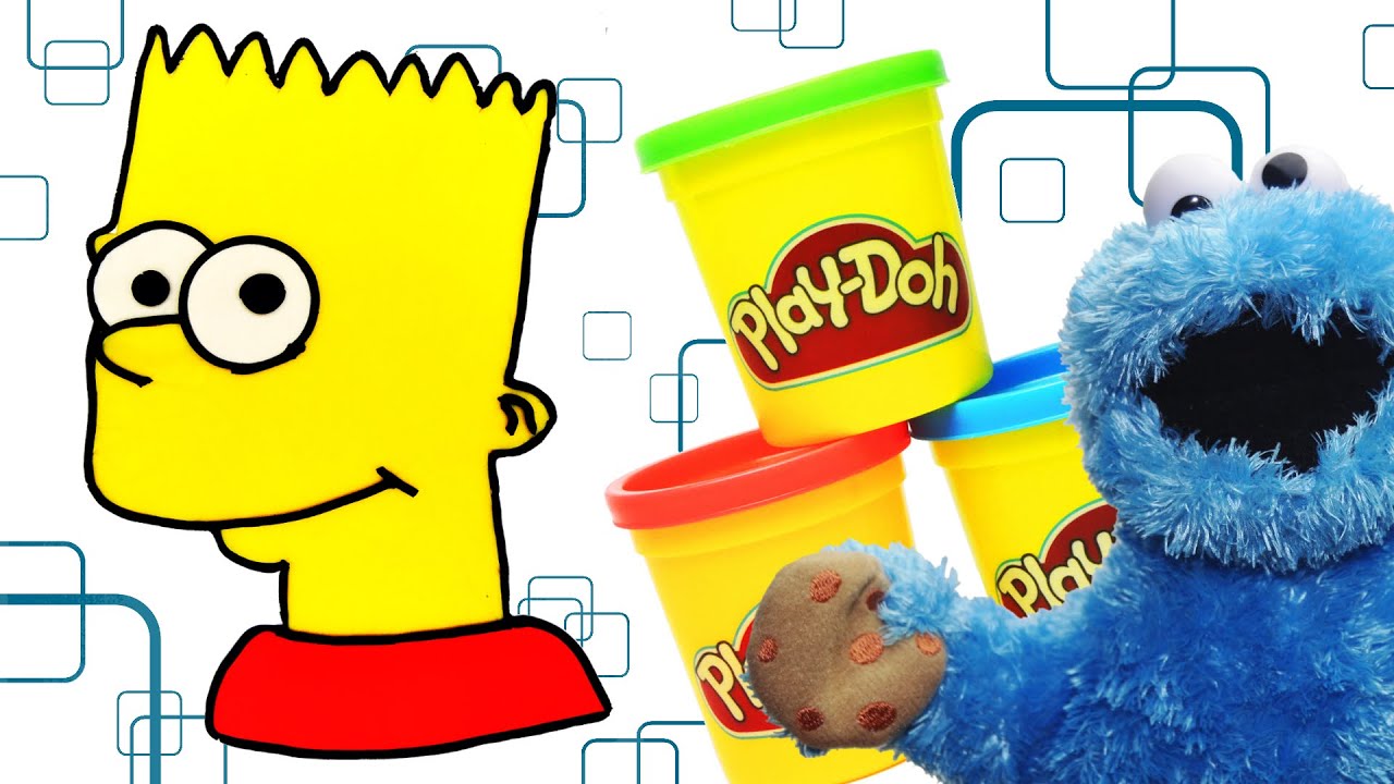 Play-Doh Bart Simpson - YouTube