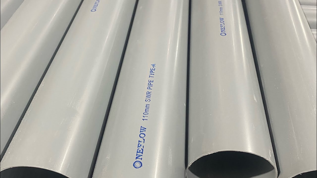 ONEFLOW PVC PIPES - 110mm (4 inch) SWR PVC PIPE MAKING PROCESS (Twin ...
