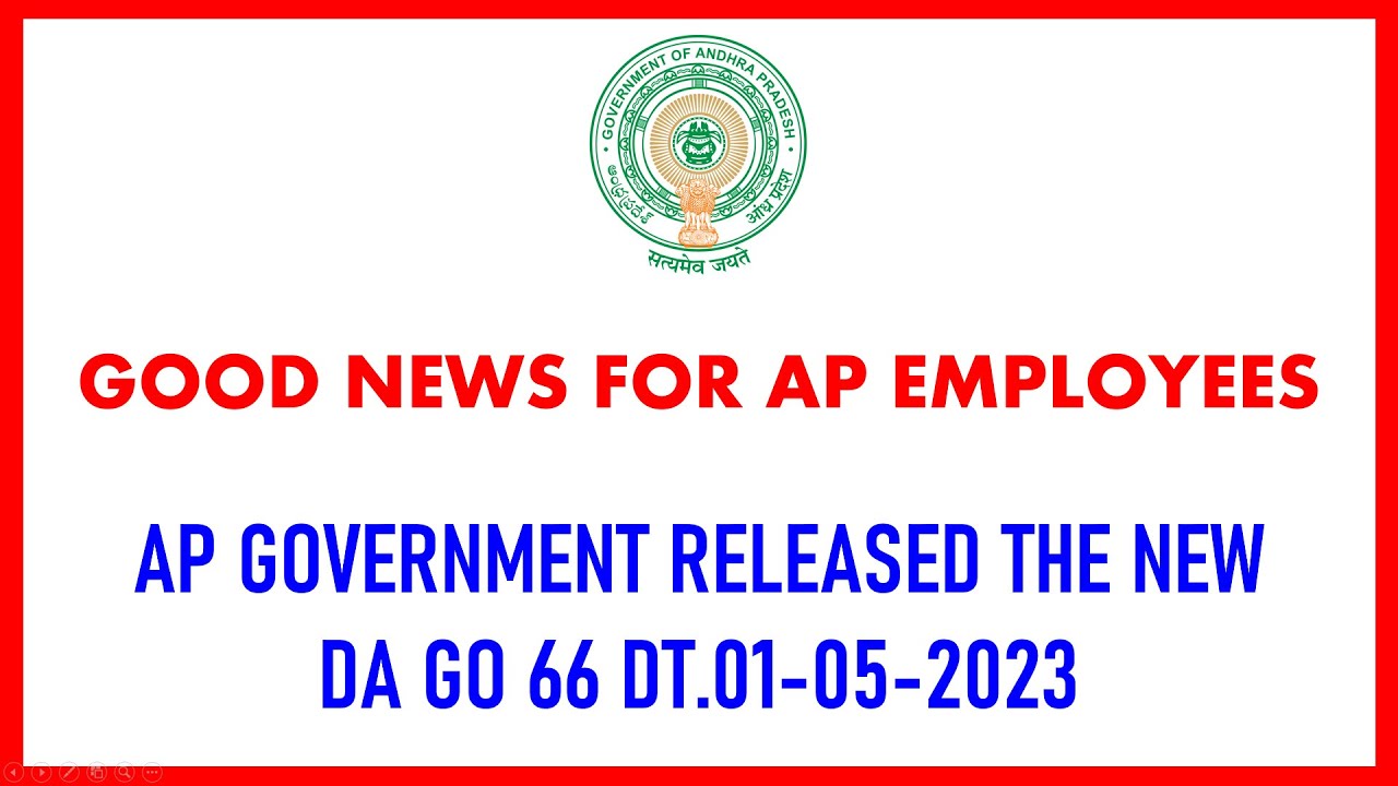 AP GOVT RELEASED NEW DA GO 66 DT.01-05-2023 - YouTube