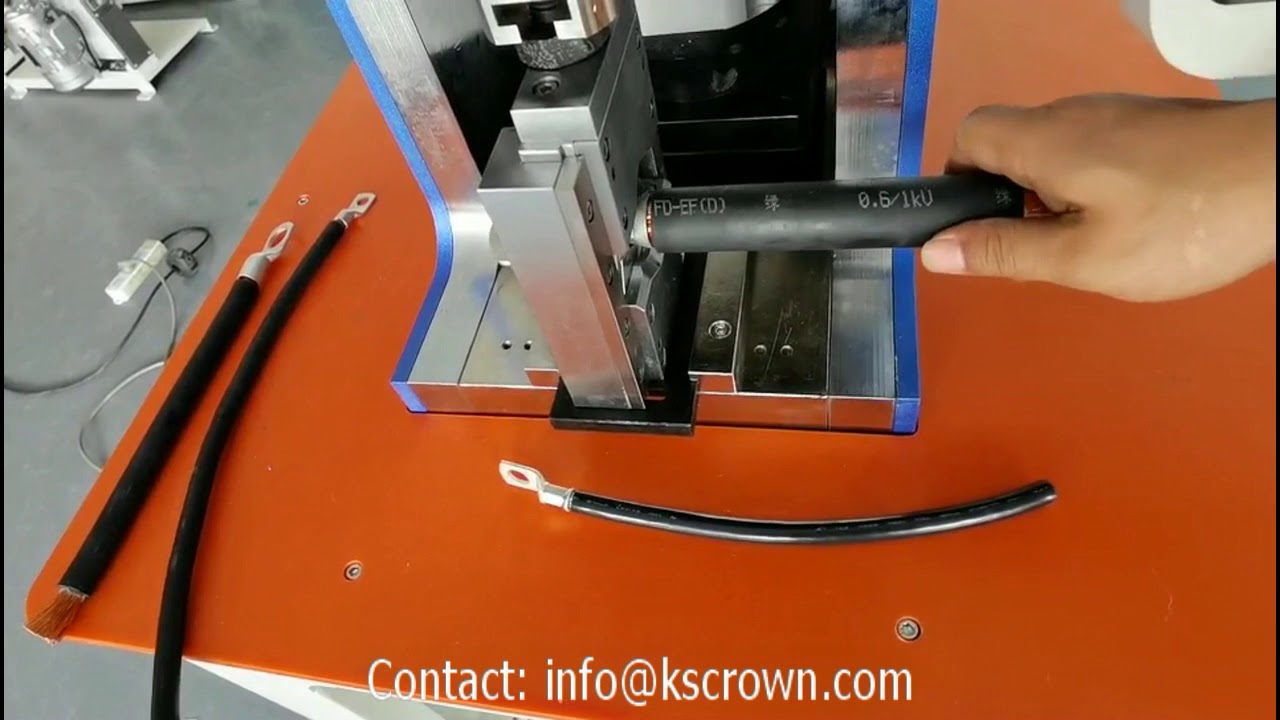 Battery Cable Crimping Machine, New Energy Cable Termination Machine ...