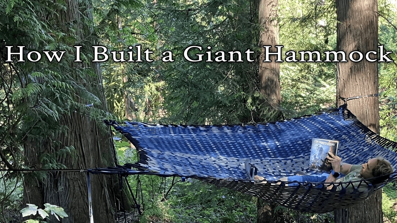 🧿How I Built a Giant Hammock - YouTube