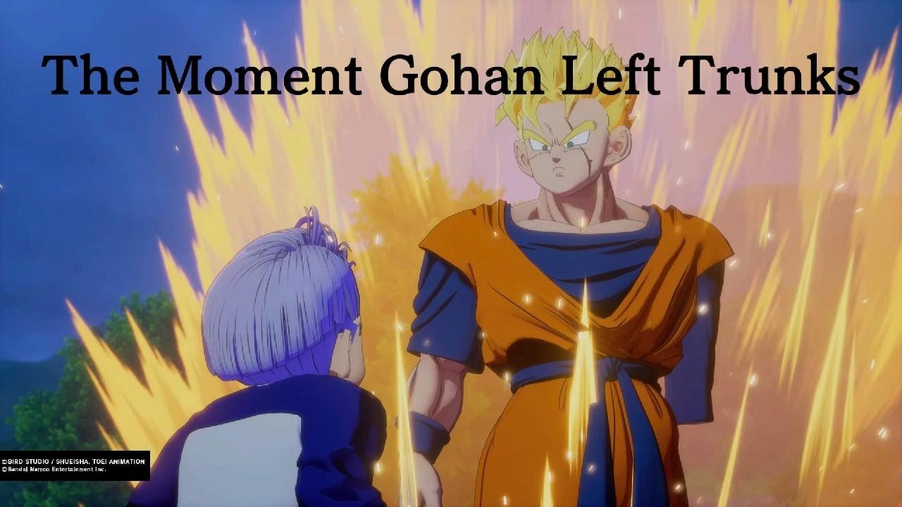 DRAGON BALL Z: KAKAROT The moment Gohan Left Trunks To Fight the ...
