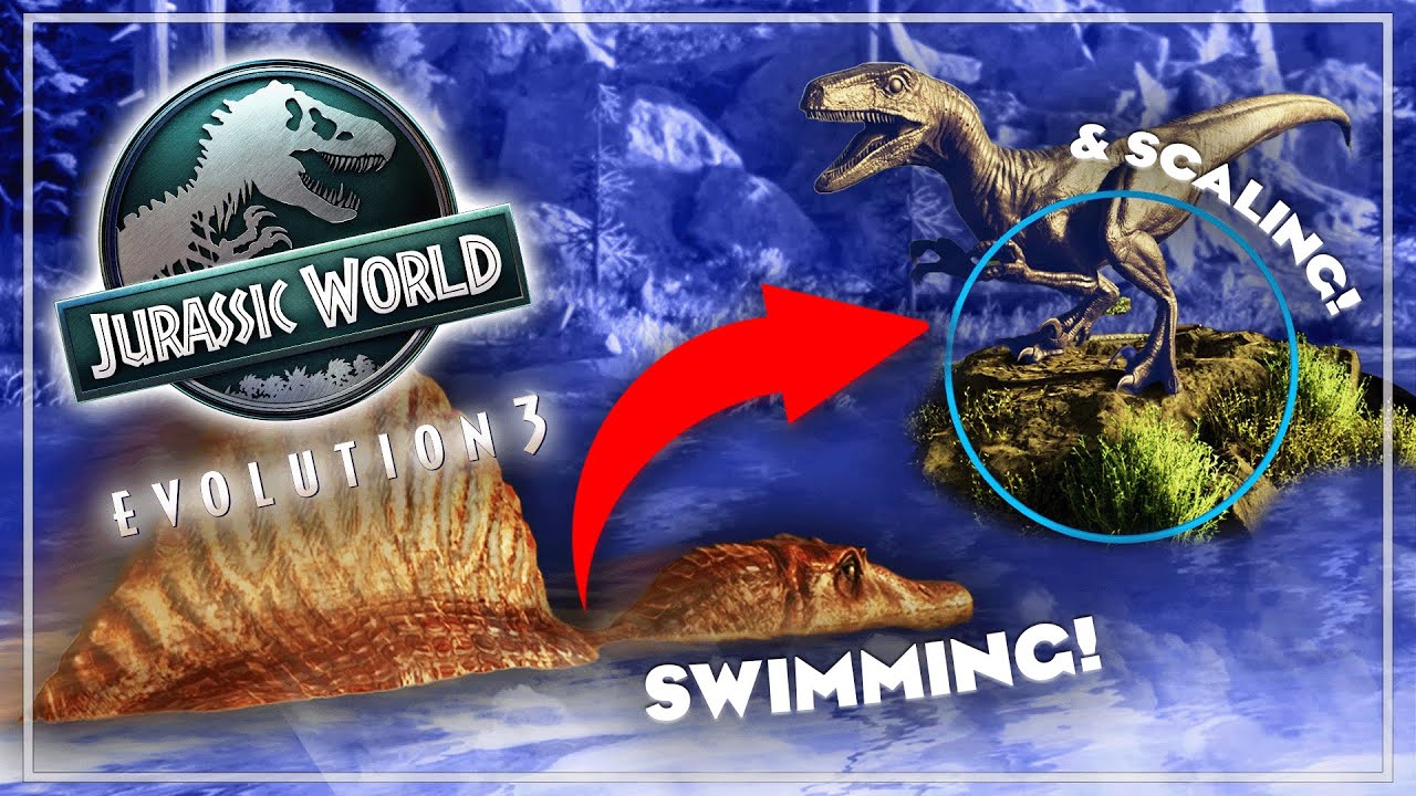 🦖 Swimming Spinosaurus Revealed! Gameplay & Building | JURASSIC WORLD ...