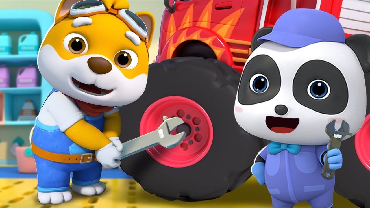 Fire Truck's Little Helper | Fire Truck, Police Car + More Kids ...