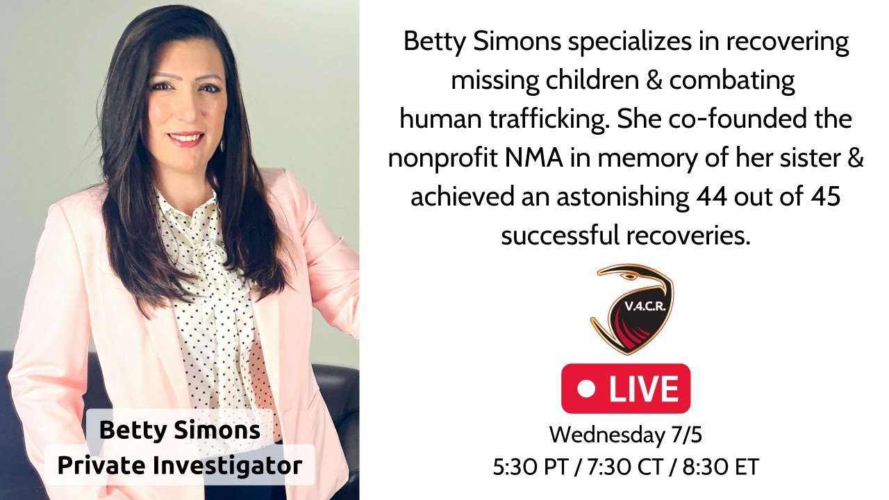 Exclusive Interview With Betty Simons: The Fearless PI Rescuing Missing ...