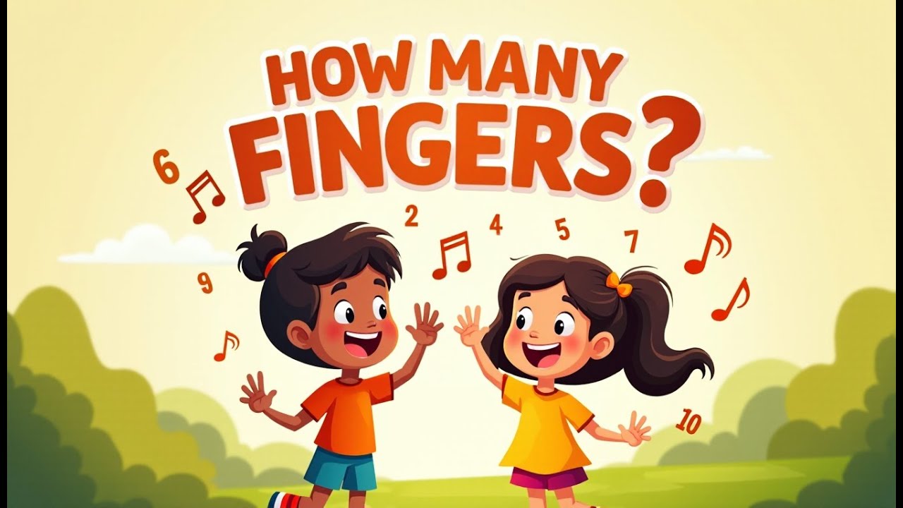 How Many Fingers? | Everyday English Songs | Ages 3–7 | Counting ...