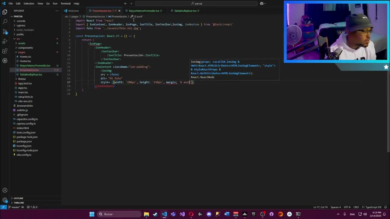 App Móvil con React y Ionic. Código en vivo - YouTube