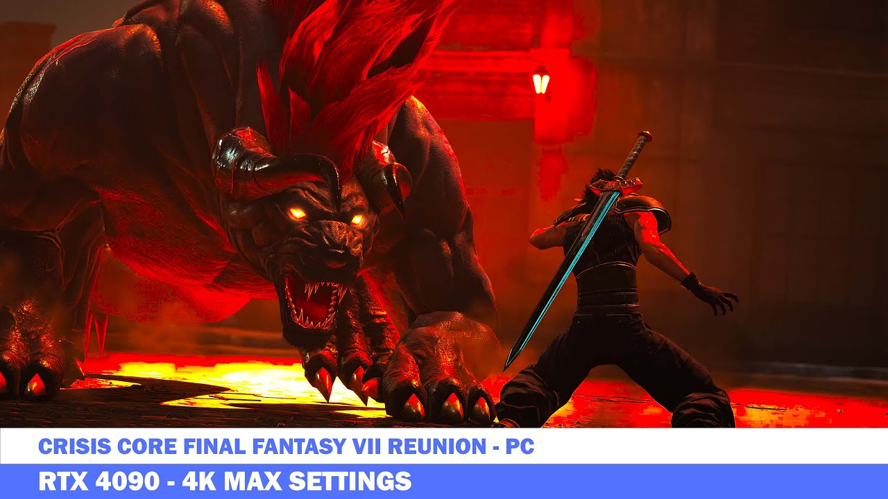 RTX 4090 Crisis Core Final Fantasy VII Reunion - PC 4K Max Settings ...