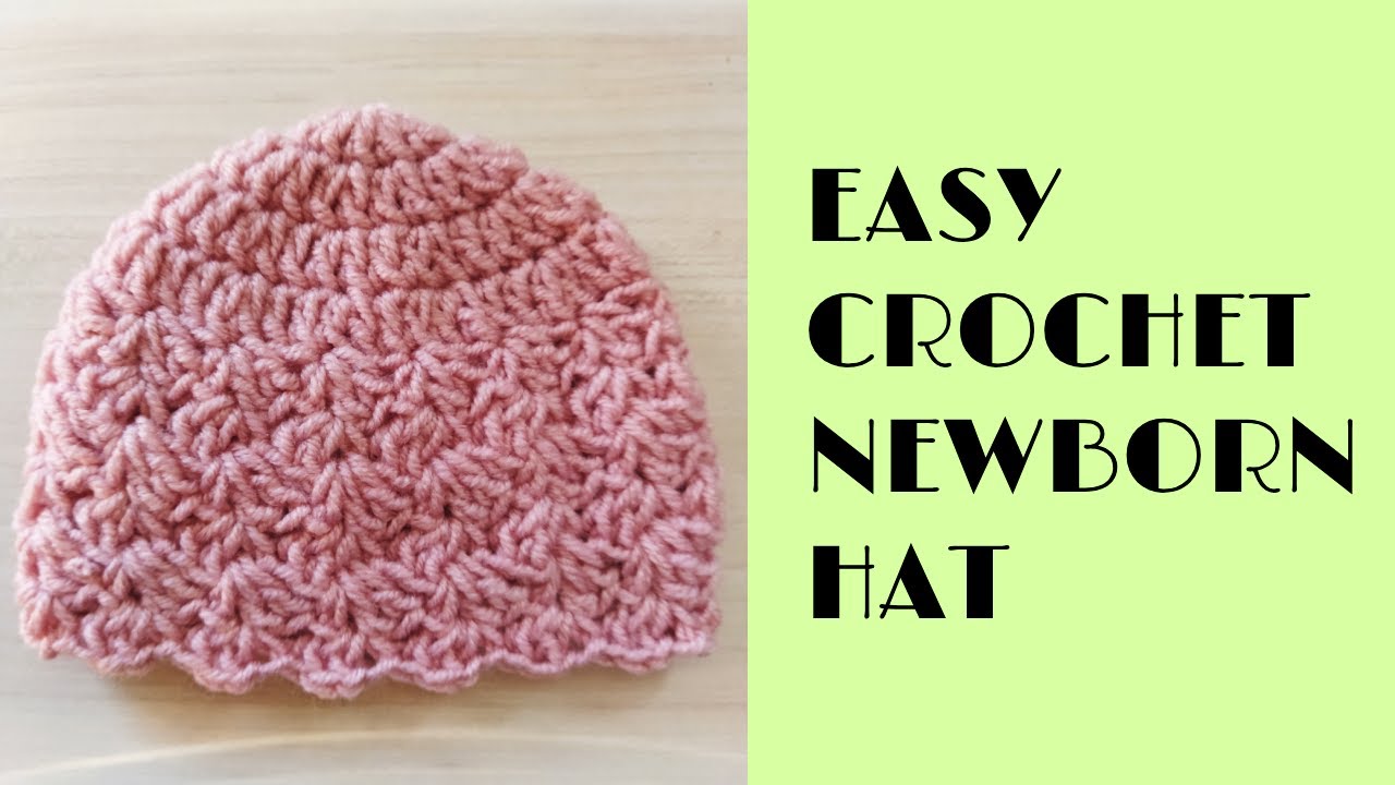 Adorable & Easy! DIY Crochet Newborn Hat Tutorial 🌟 Perfect for ...
