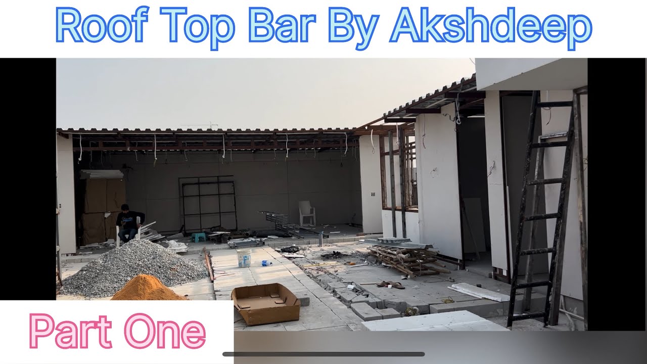 || Roof Top Open Bar || At Gurgaon || By @Akshdeepfurnitureandinterior ...