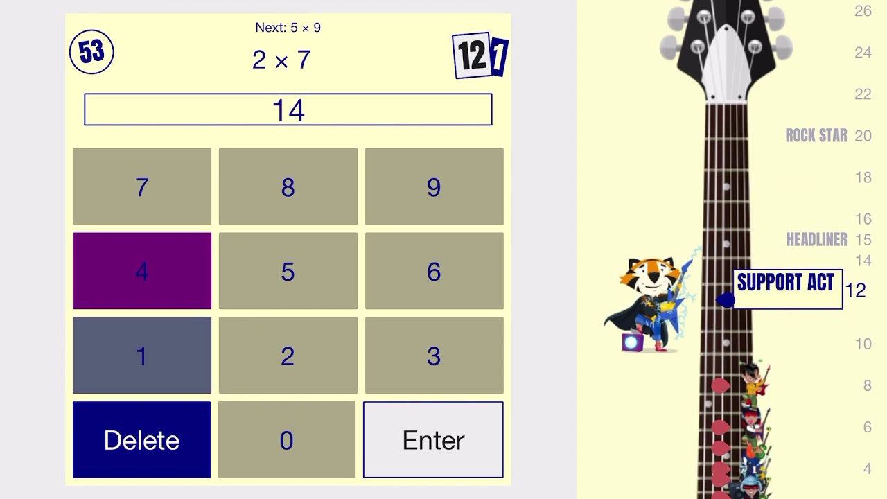 Times table rockstars - YouTube