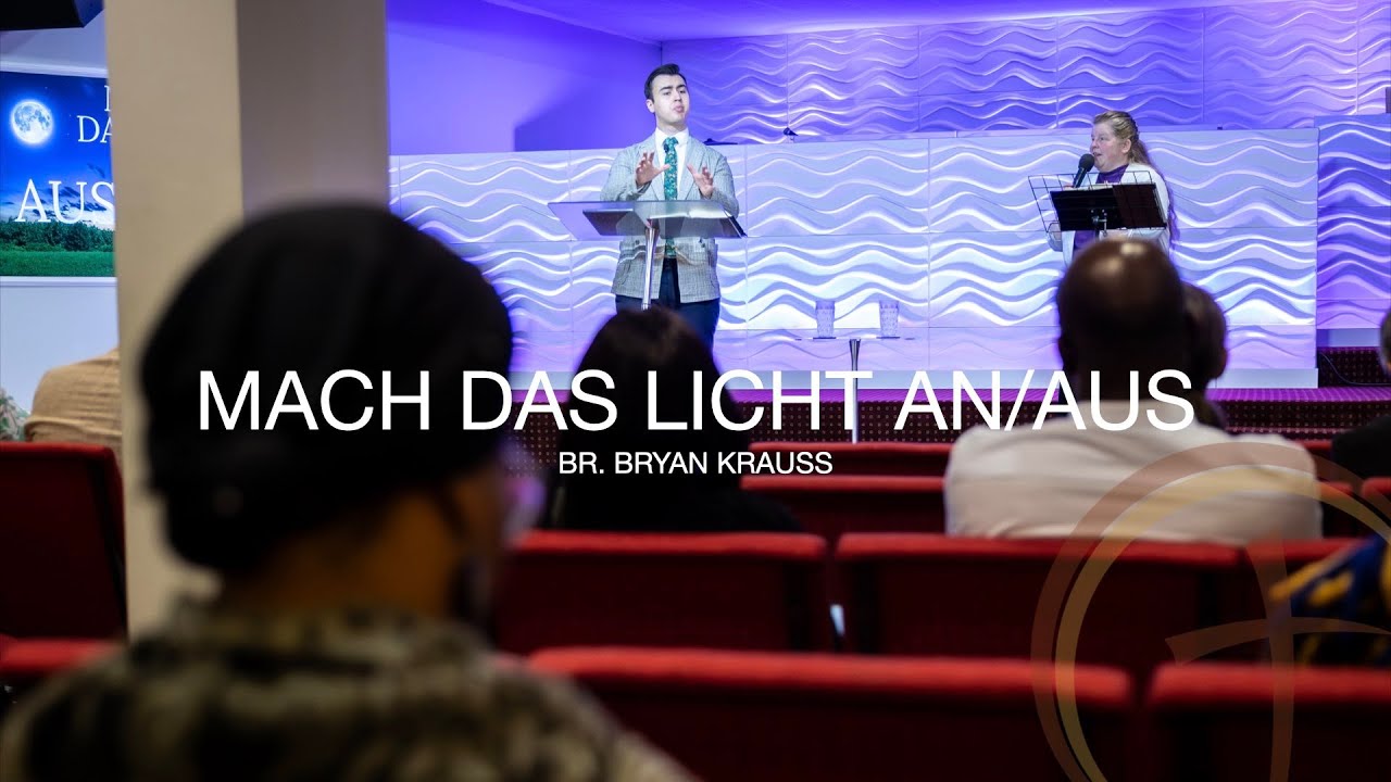 Mach das Licht an/aus || Br. Bryan Krauss - YouTube