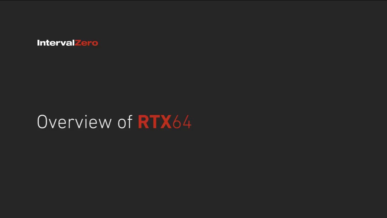 Overview of RTX64 - YouTube