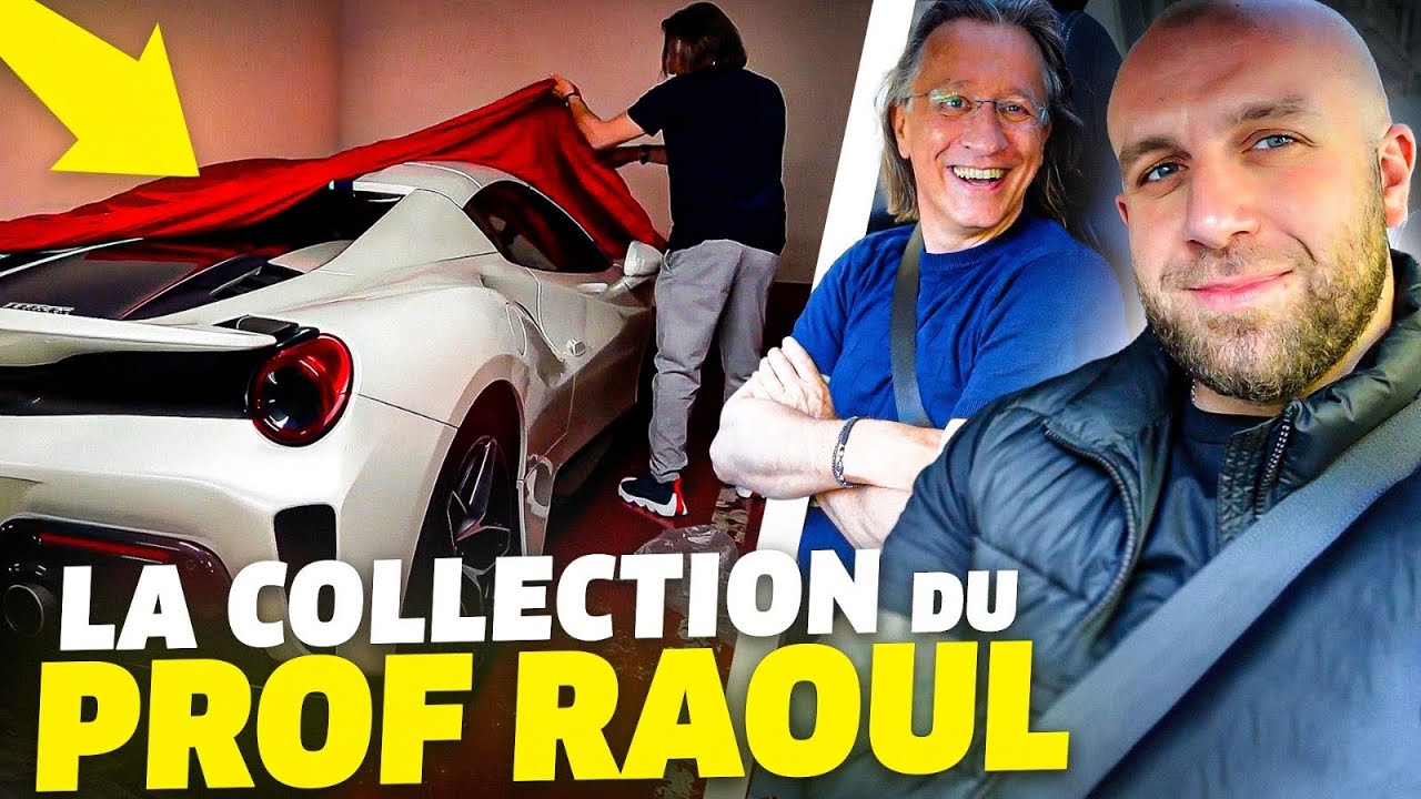 LA COLLECTION DE VOITURES DU PROFESSEUR RAOUL 😱😰 !! DES MILLIONS D’€ 💰💶 ...
