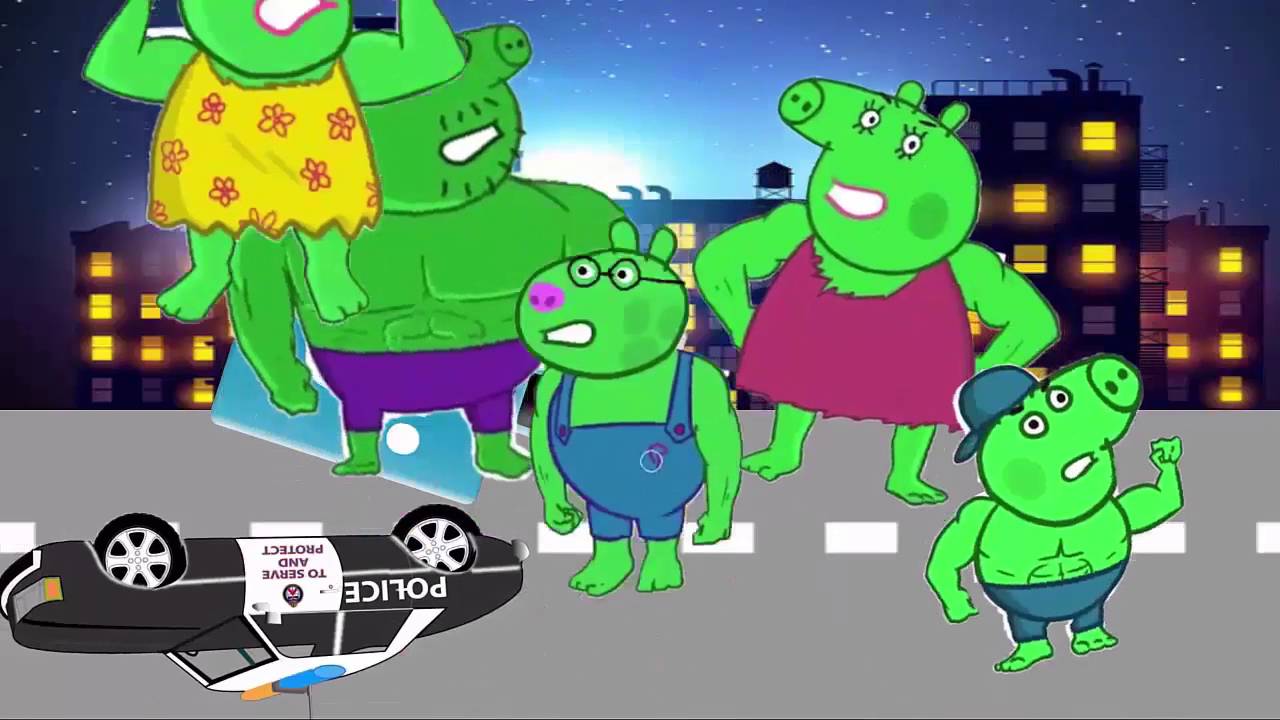 Peppa PIG Ghostbusters Finger Family | Nursery Rhymes Lyrics - YouTube