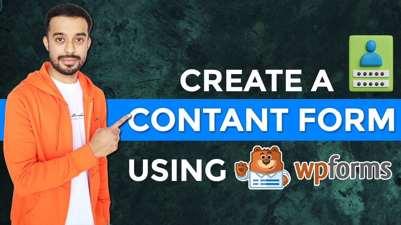 How To Create A Contact Form In Wordpress Using Wpforms Youtube 8609