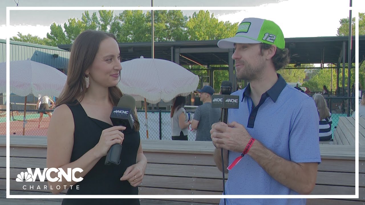 Ashley Stroehlein speaks to Ryan Blaney ahead of this weekend's Coca ...