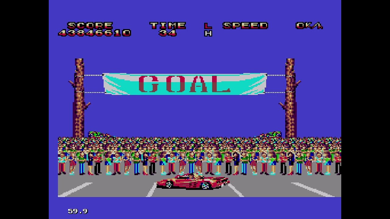 OutRun 3D - High Score Challenge (Sega Master System) - YouTube