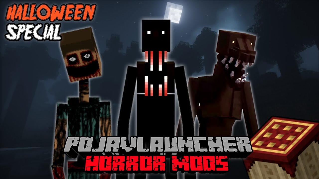 🎃HORROR MODS FOR POJAVLAUNCHER | HALLOWEEN SPECIAL🎃 - YouTube