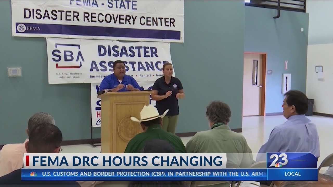 FEMA DRC hours changing - YouTube