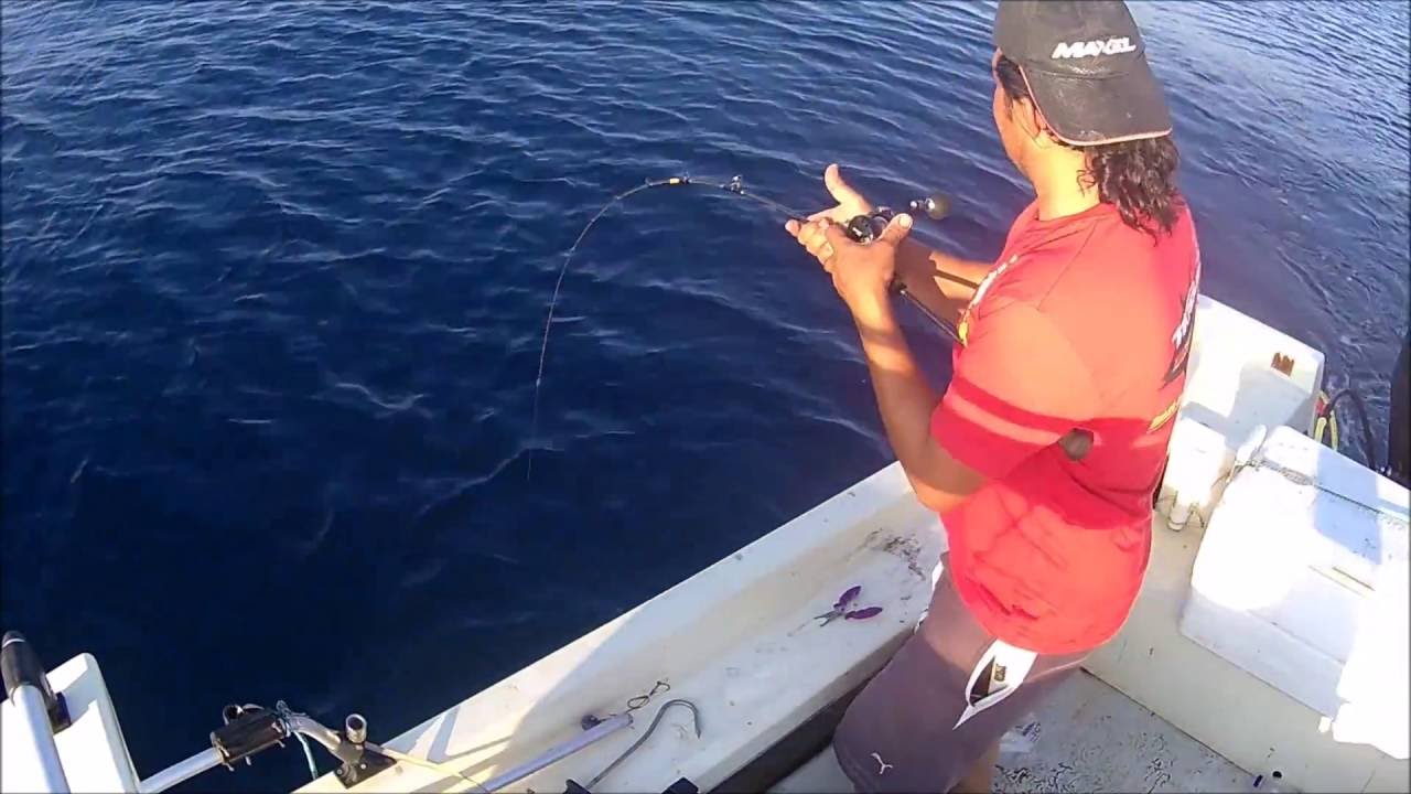 slow pitch jigging - YouTube