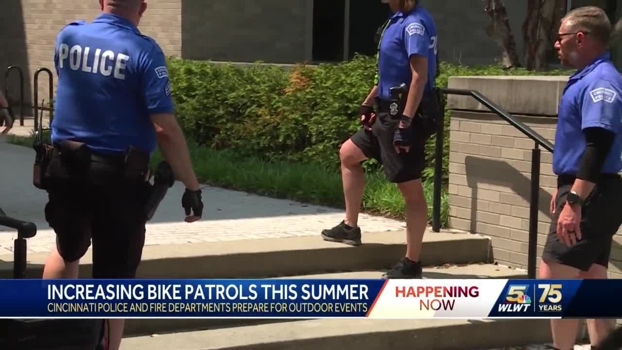 Cincinnati law enforcement increasing bike patrols this summer - YouTube
