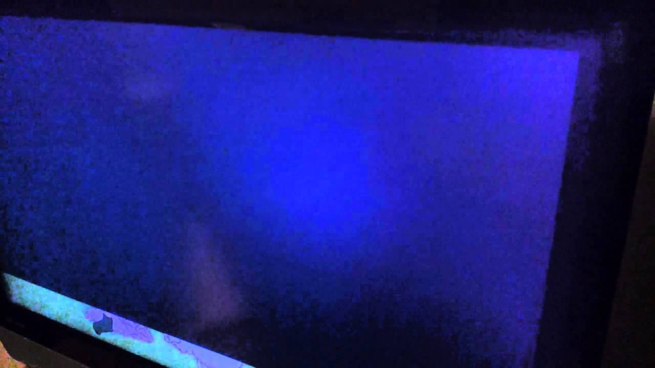 Bush 37" LCD tv screen flicker - YouTube