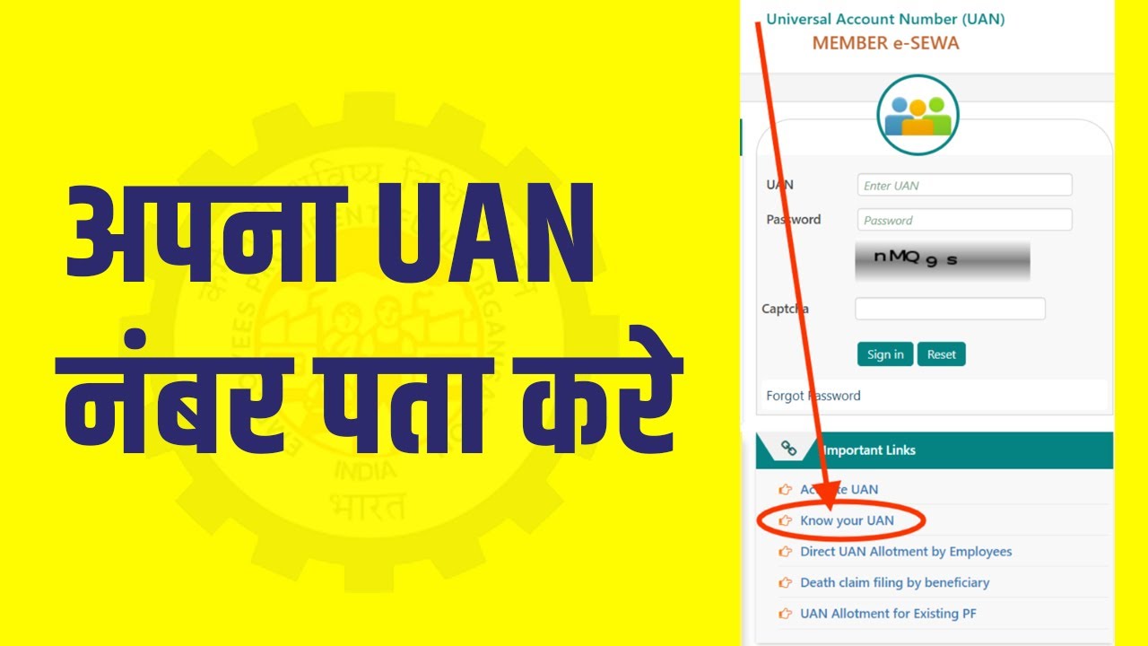 How to find UAN Number | know your uan number | UAN | UAN number pata ...