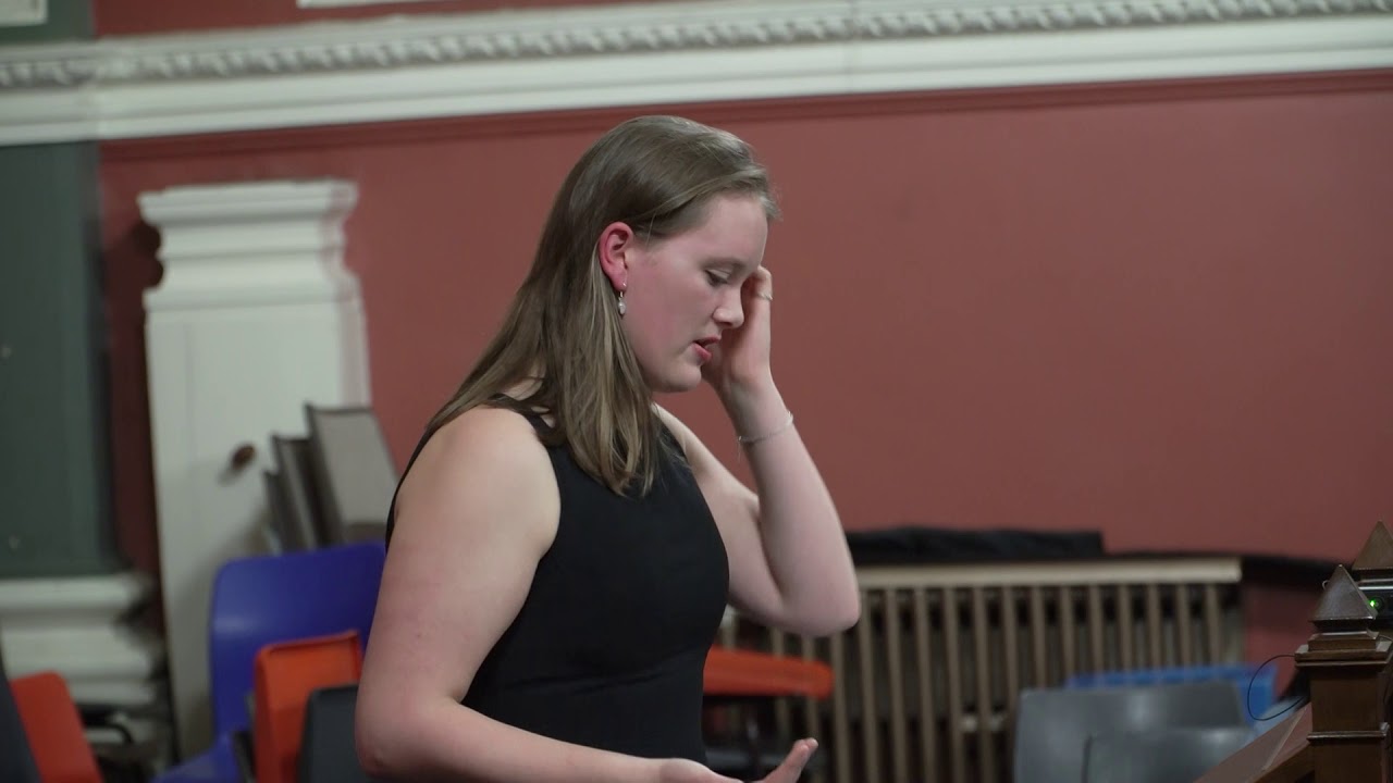 The Maidens Final 2019 | Caroline Doyle | Proposition (5/8) - YouTube