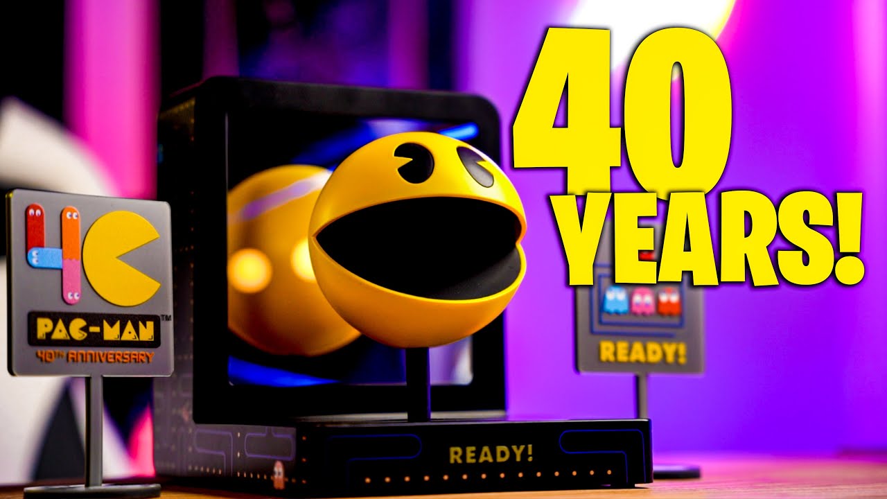40 YEARS in the making! Unboxing the 40th Anniversary Pac Man statue by ...