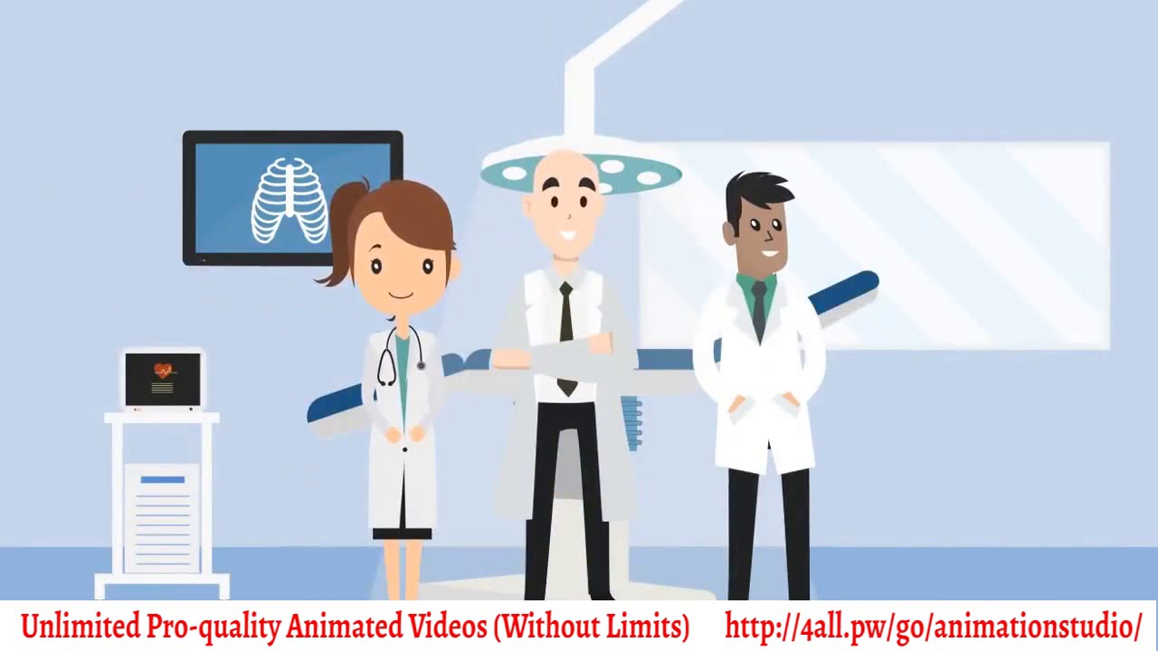 Doctor App Explainer Video Template Made with Animation Studio - YouTube