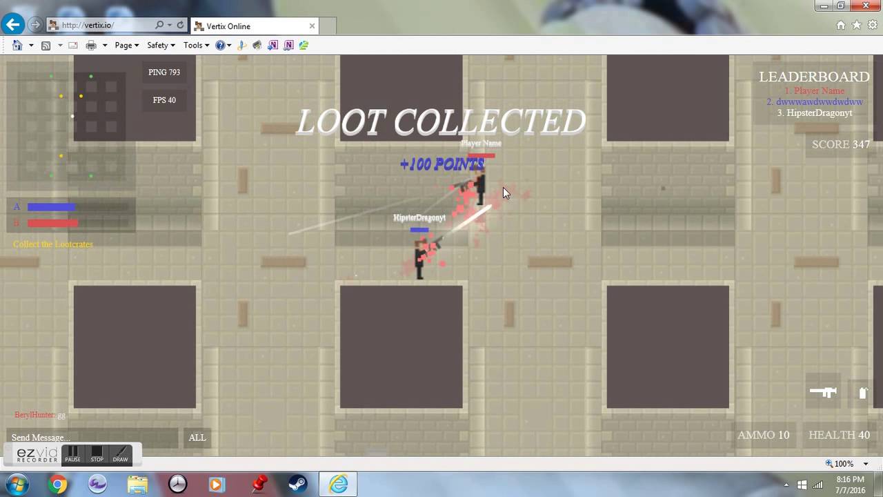 playing Vertix online!! - YouTube