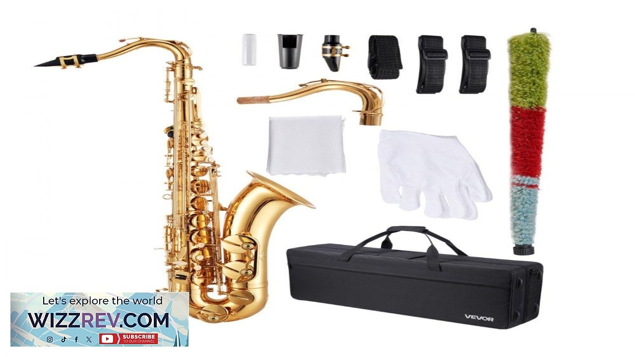 VEVOR Student Tenor Saxophone 24 Note Range and Full Kit - YouTube
