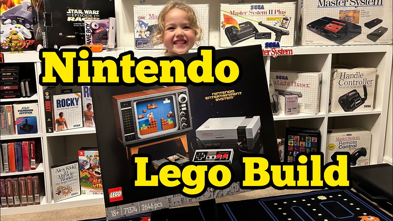 Lego Nintendo Build with my Daughter along to help 😍 #Lego Nintendo ...