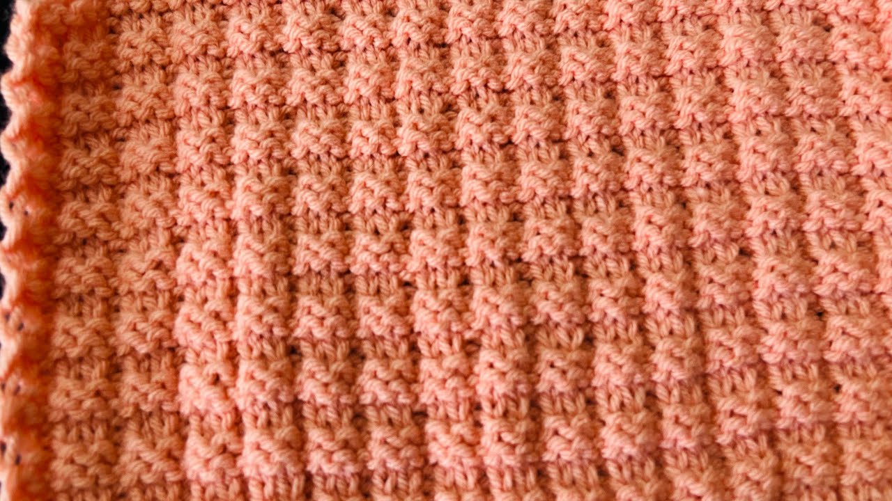 Easy knitting pattern for beginners - YouTube