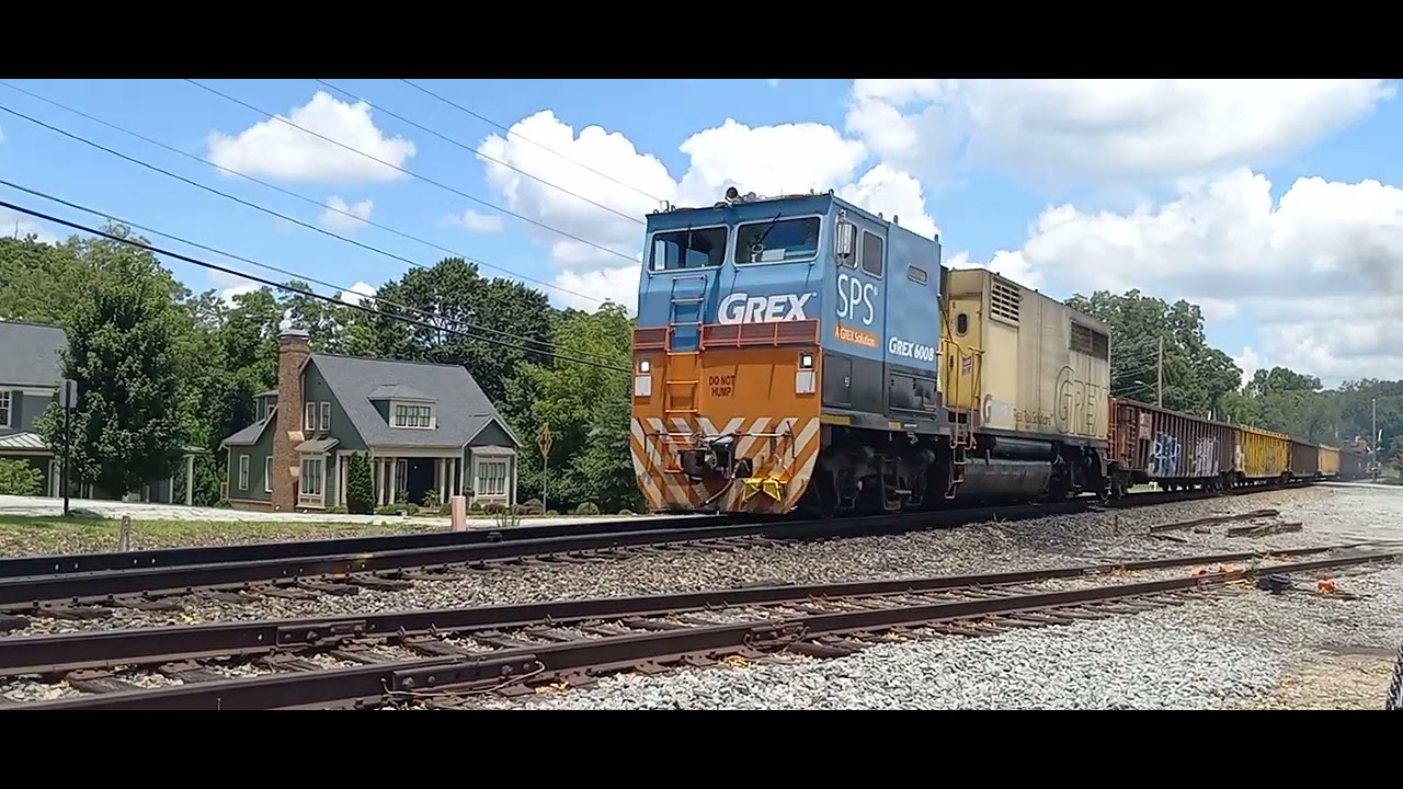 GREX sloth train in Norcross - YouTube