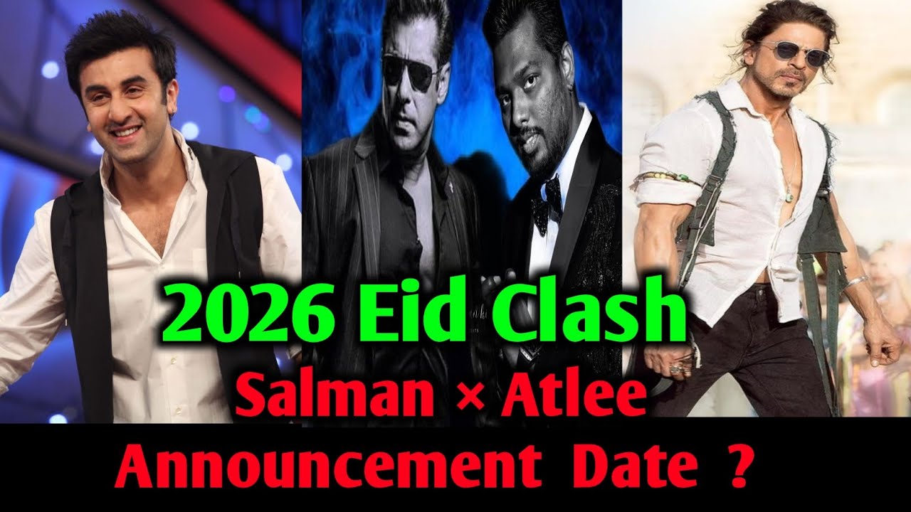 Salman & Atlee Movie Date Announcement On This Day | Eid 2026 Clash ...