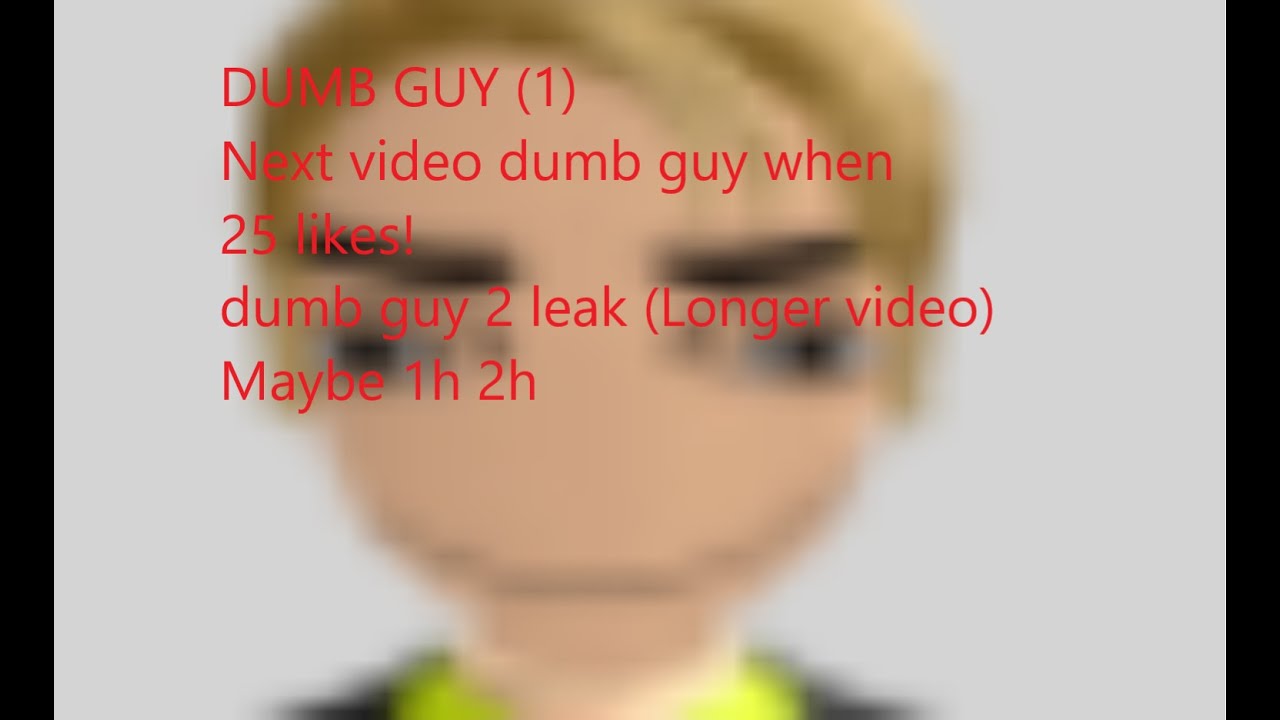 Dumb guy (1) Short version - YouTube