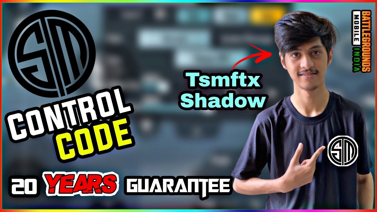 (BGMI) Tsm Shadow CONTROL Code And New Sensitivity code 2022 ll BGMI ...