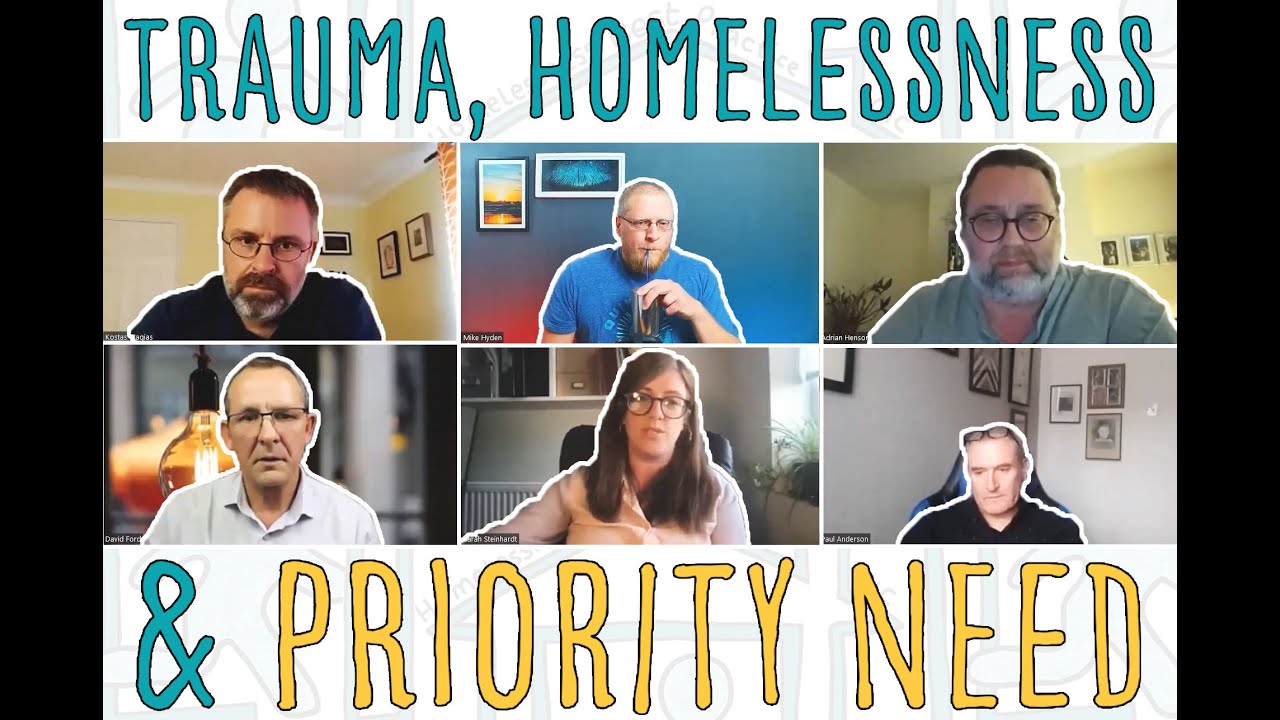Trauma, Homelessness and Priority Need (full recording) - YouTube