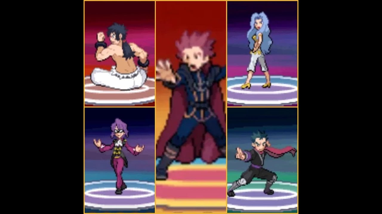 Pokemon Soul Silver: Elite Four & The Champion - YouTube