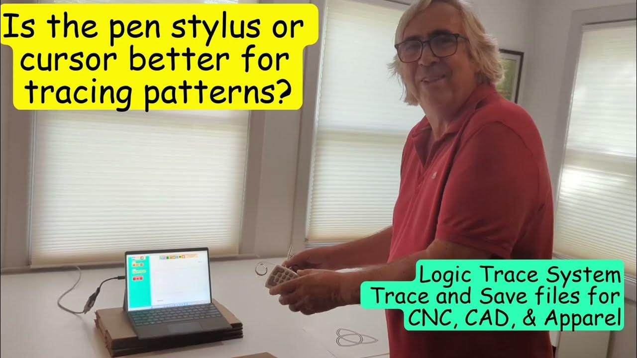 Is the pen stylus or cursor better for tracing patterns - YouTube