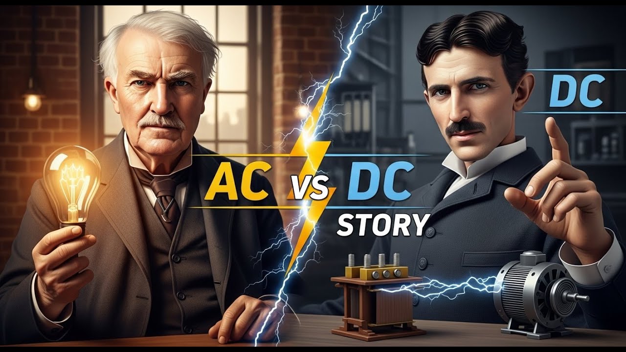 Nikola Tesla and Thomas Alva Edison unplugged Story , History Of AC ...