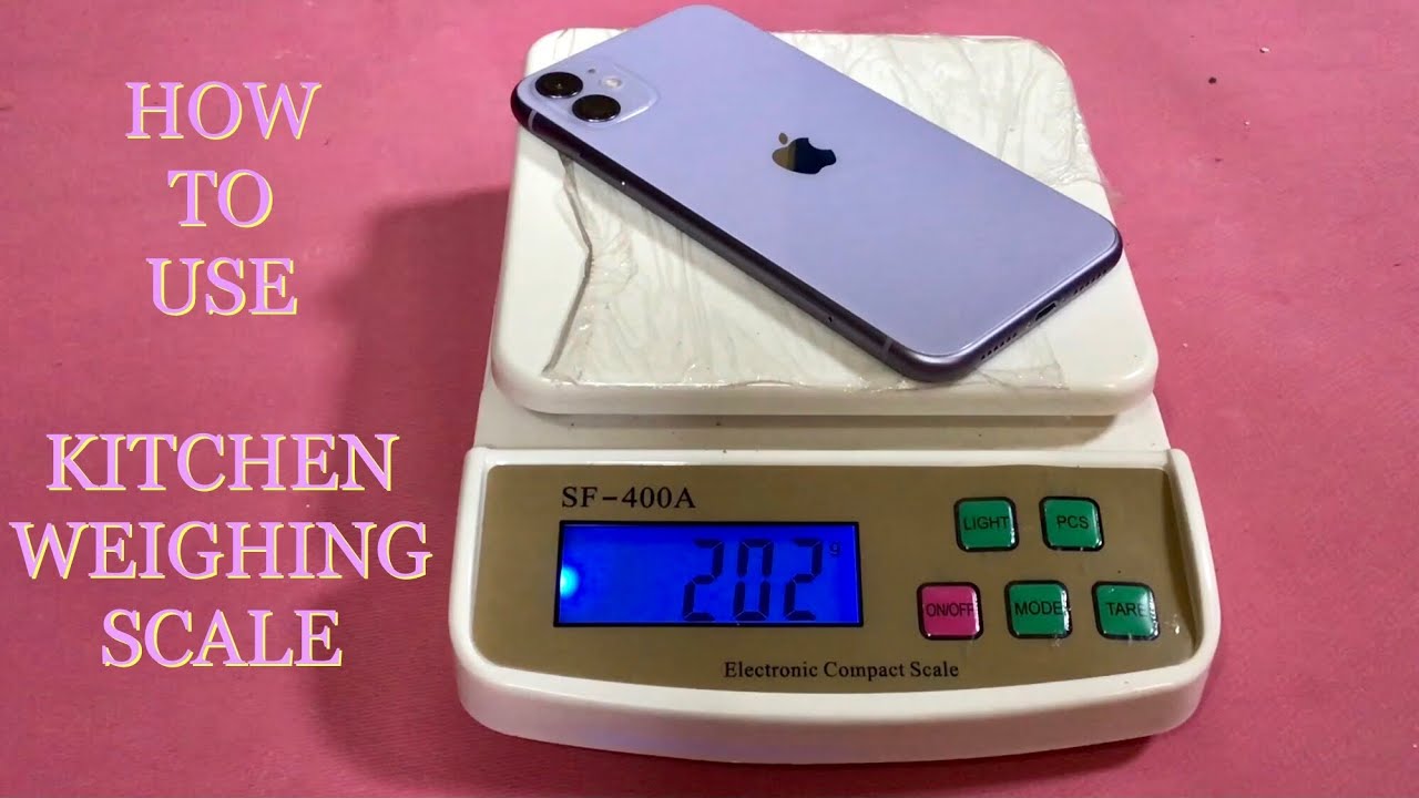How to use Kitchen Scale All Details - YouTube