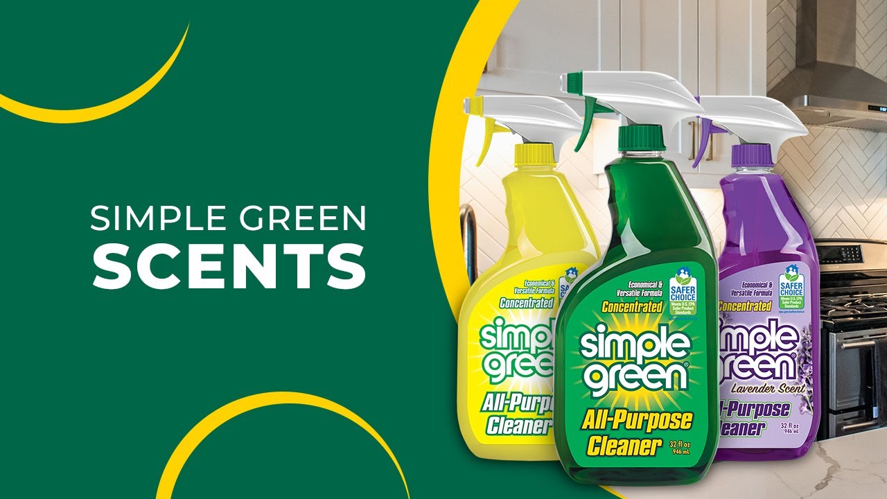 One Powerful Simple Green Cleaner - Three Refreshing Scents! - YouTube